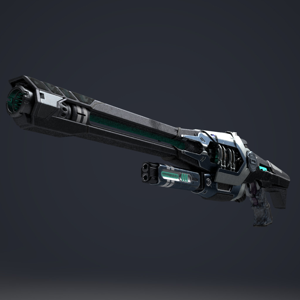 ArtStation - Shock Rifle