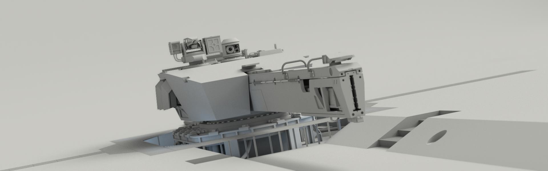 ArtStation - Tank Turret Modelling Practice