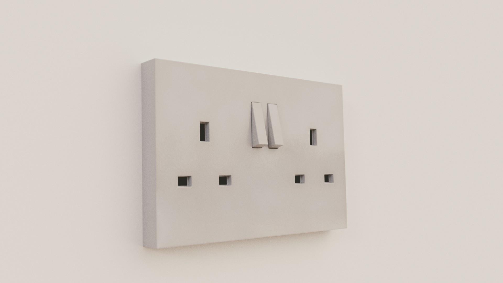 ArtStation - Power plugs, light switch, and ventilation