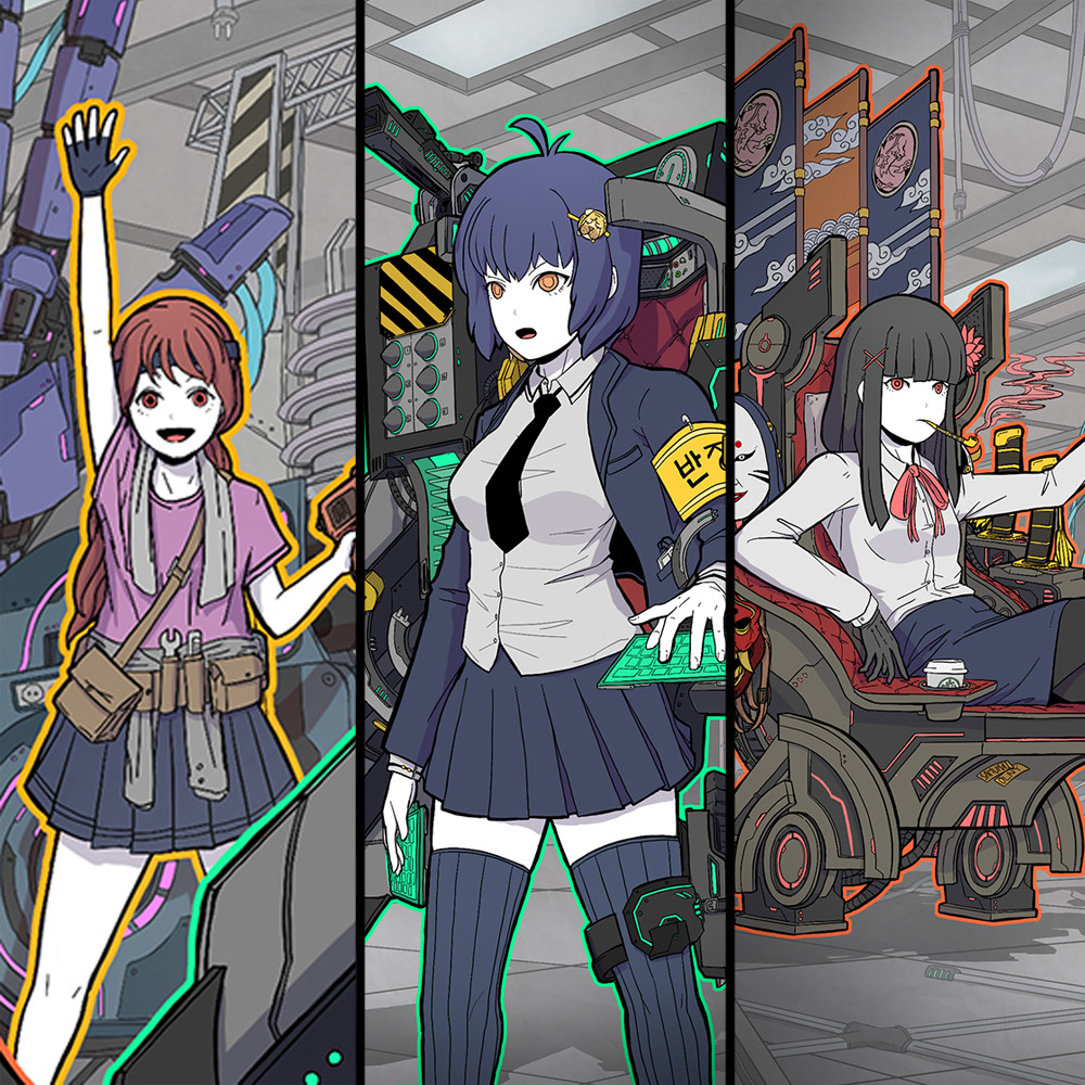 ArtStation - Mech School Girls