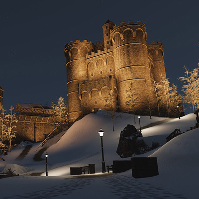 ArtStation - SNOW - Castle