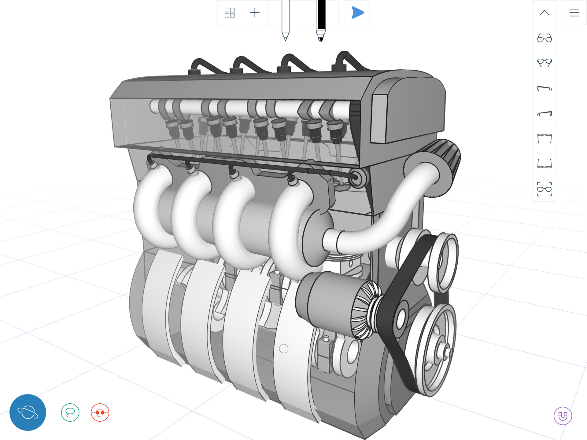 ArtStation - 4-cylinder engine