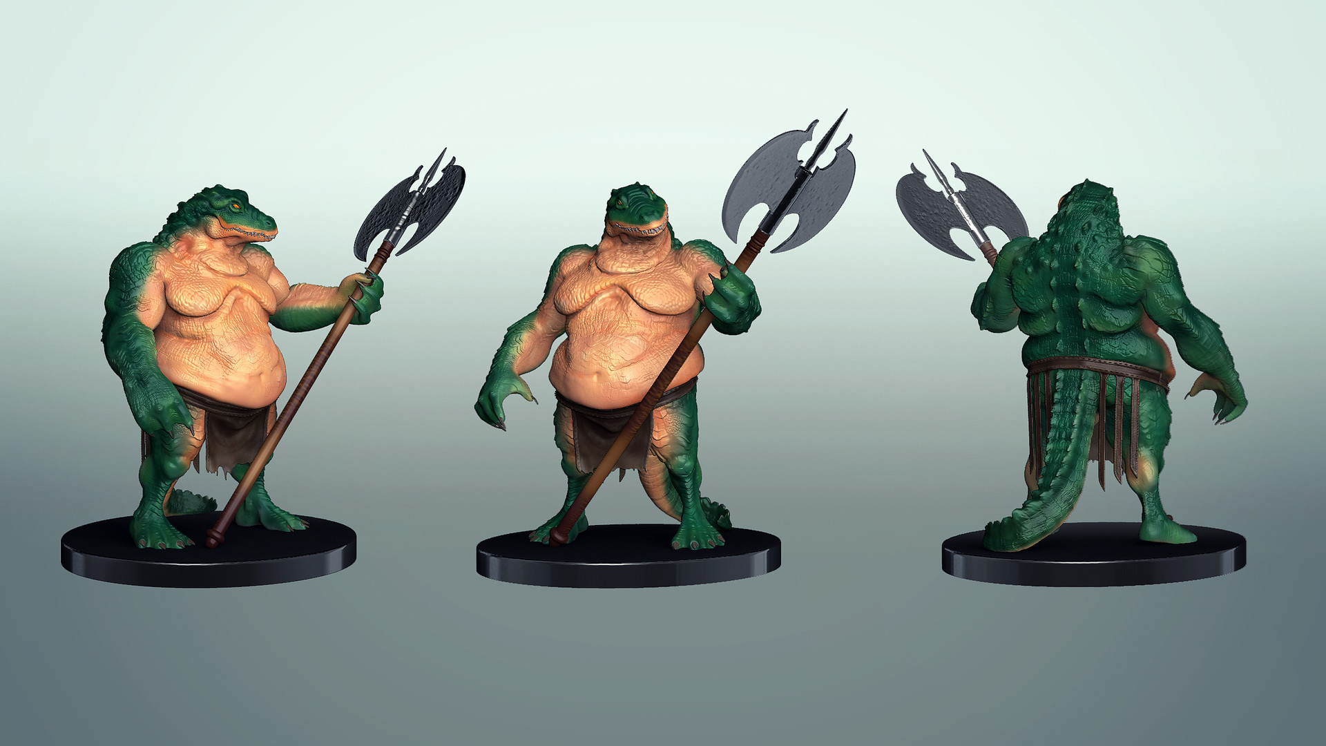 ArtStation - Alligator warrior