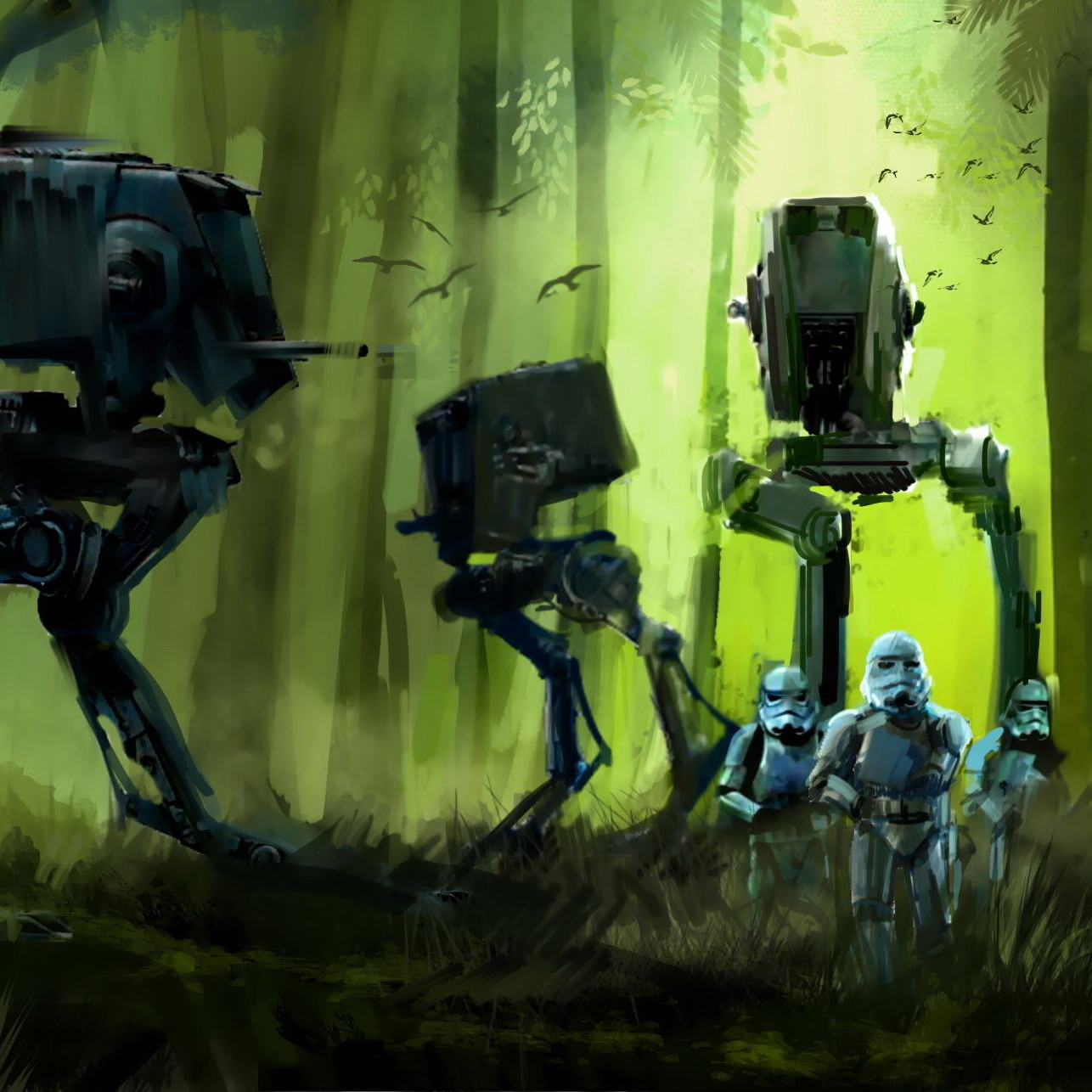 ArtStation - Imperial walkers
