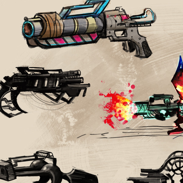 ArtStation - Gun Concept For Game