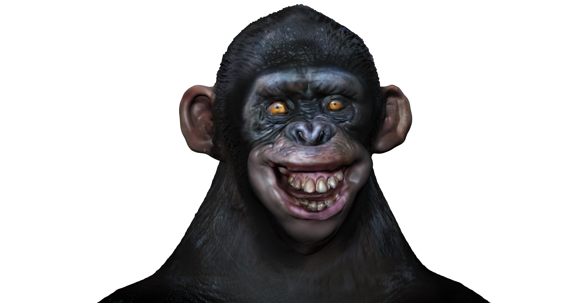 ArtStation - Chimp face