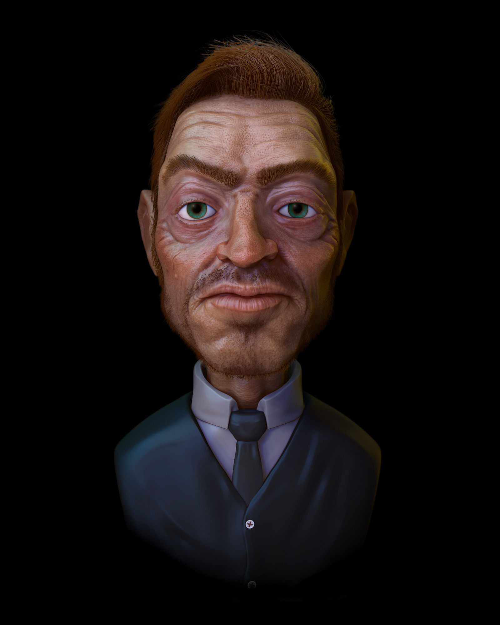 ArtStation - Character bust | Timelapse