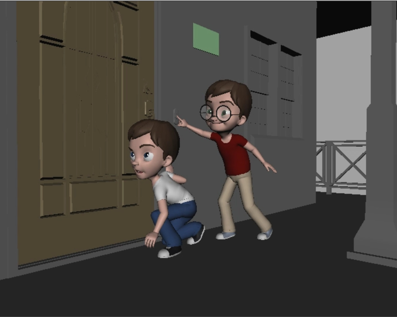 ArtStation - Ding Dong Ditch Project WIP