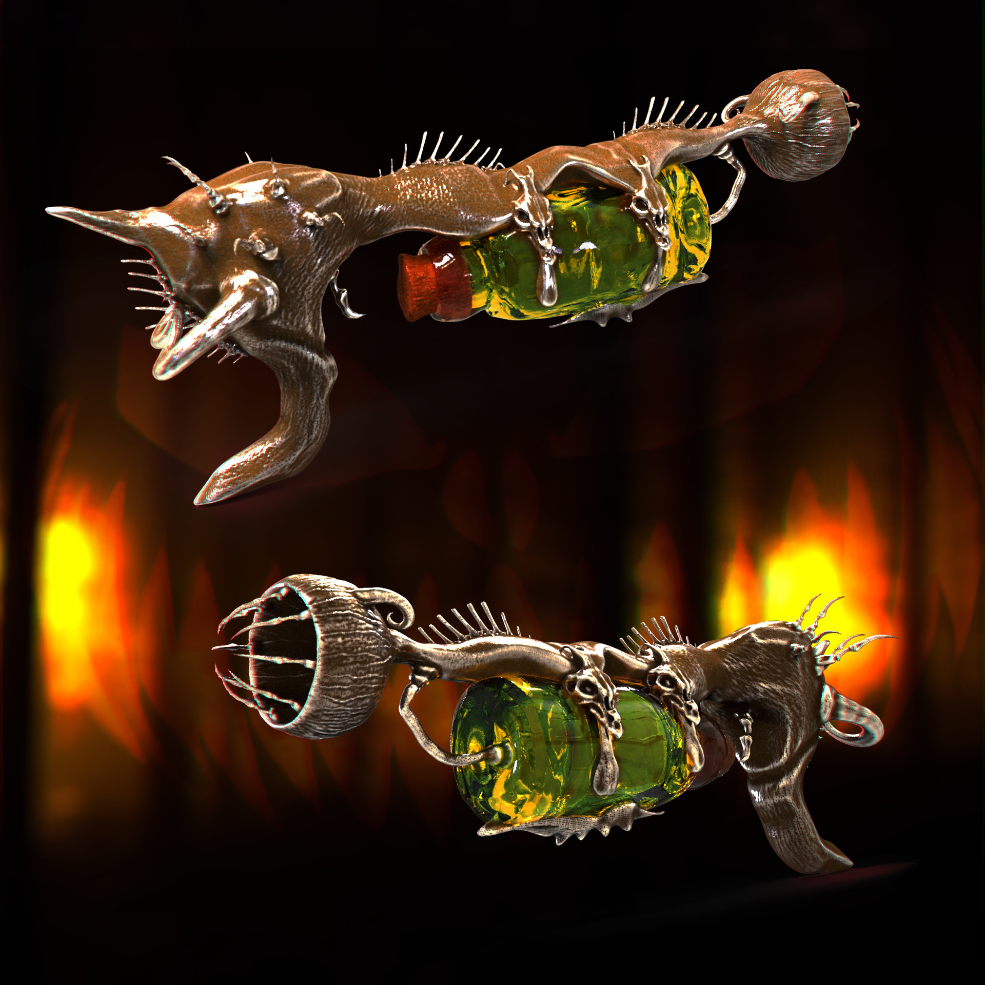 ArtStation - Halloween gun