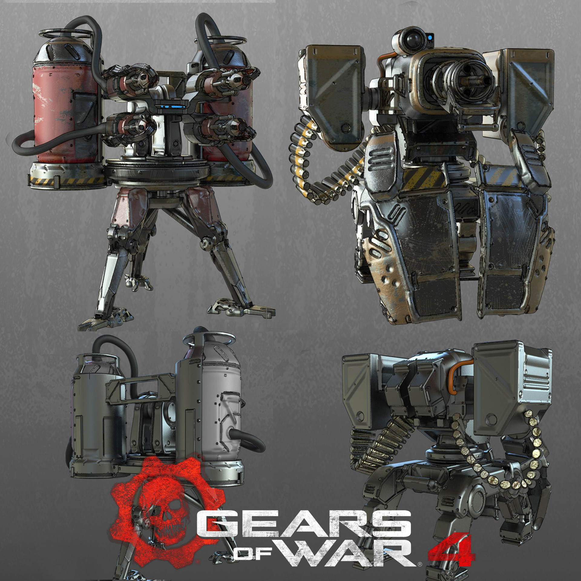 ArtStation - Gears of War 4 - Sentry concept