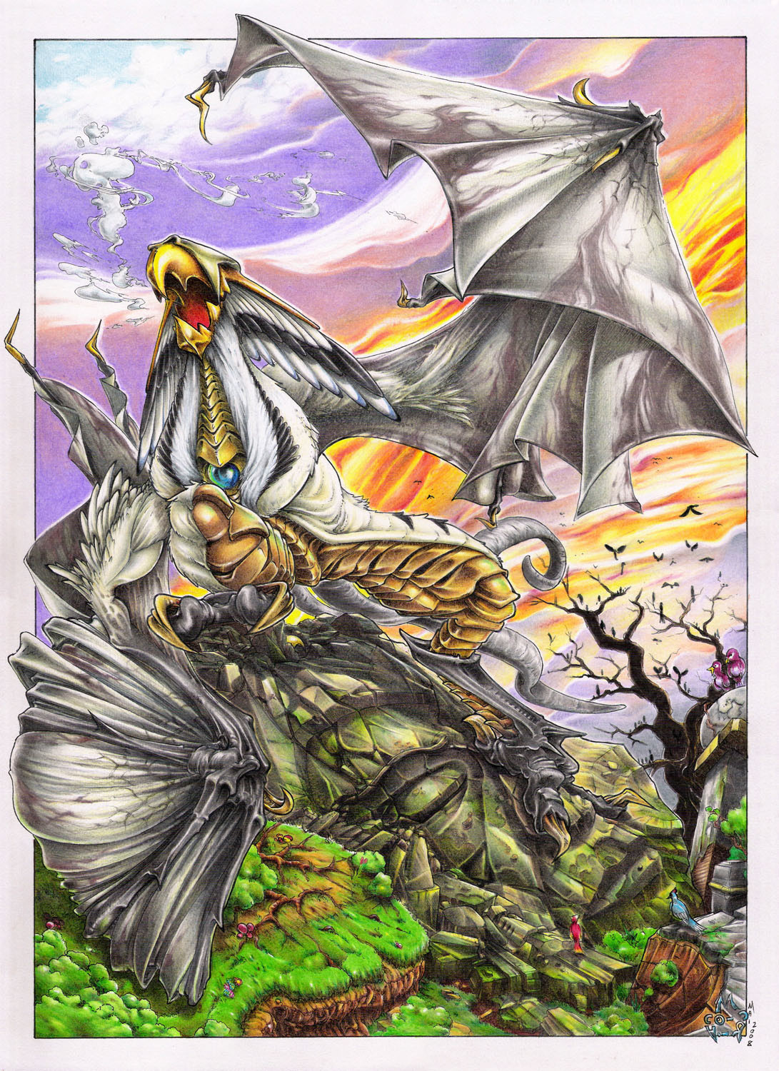 ArtStation - Sky Dragon - Dragão dos Céus