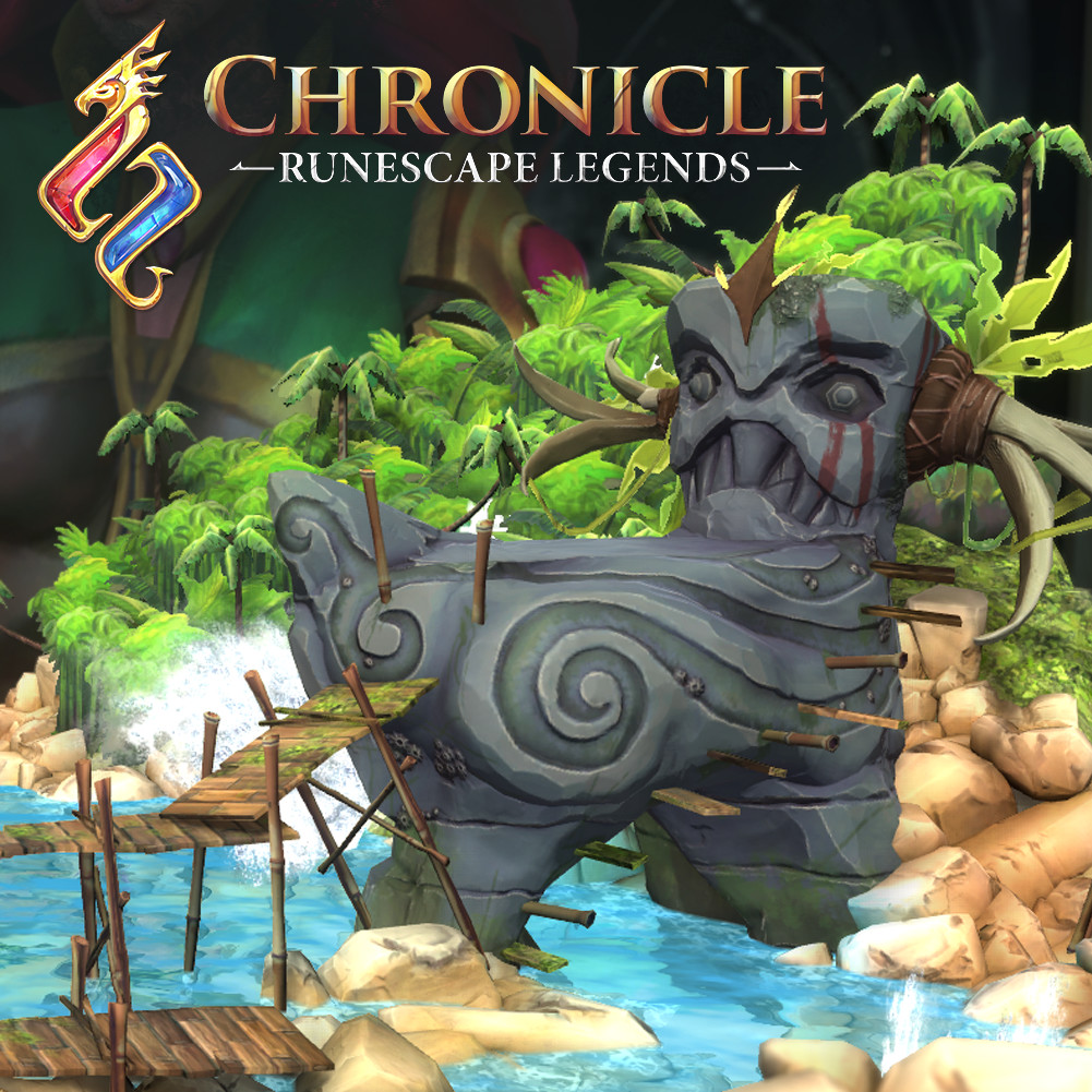 ArtStation - RuneScape Chronicle Karamja Waterfalls