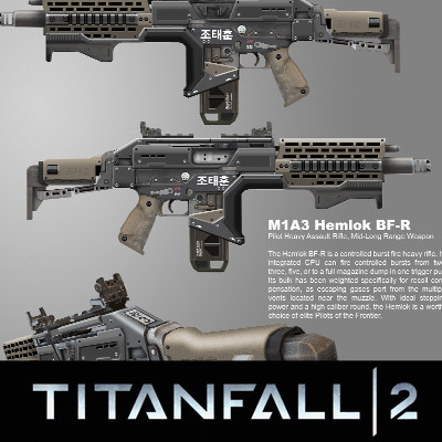ArtStation - Titanfall 2 M1A3 Hemlok BF-R