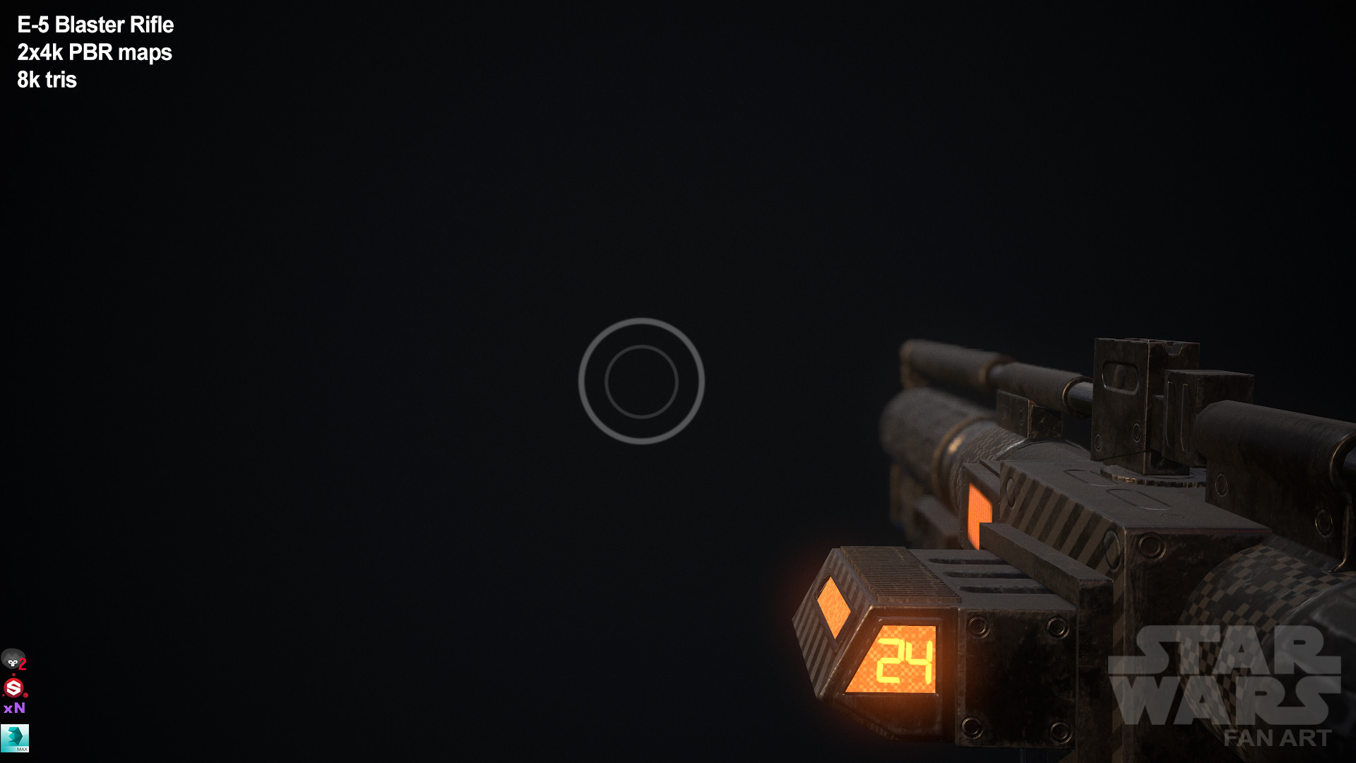 ArtStation - E-5 Blaster Rifle (Star Wars)