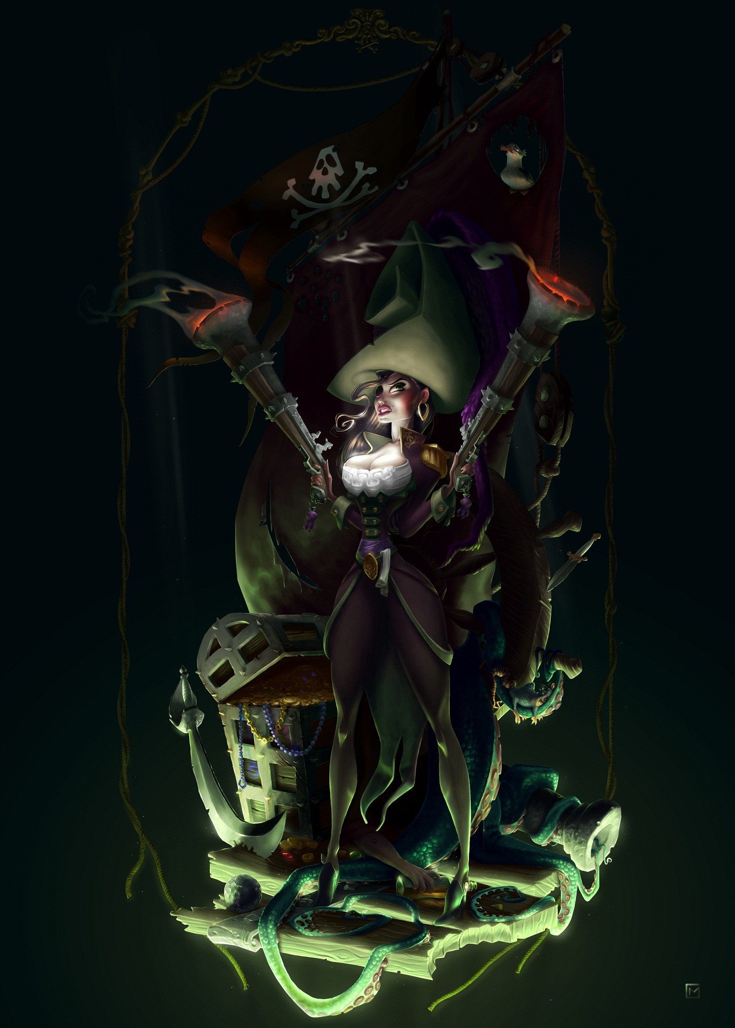 ArtStation - Pirate Lady