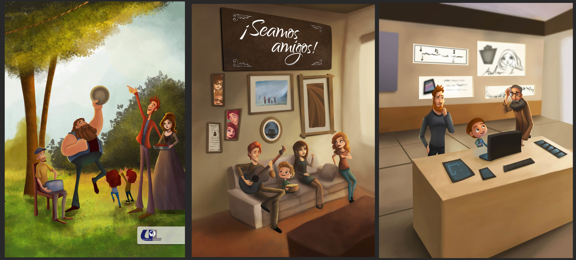 ArtStation - Values for children book covers