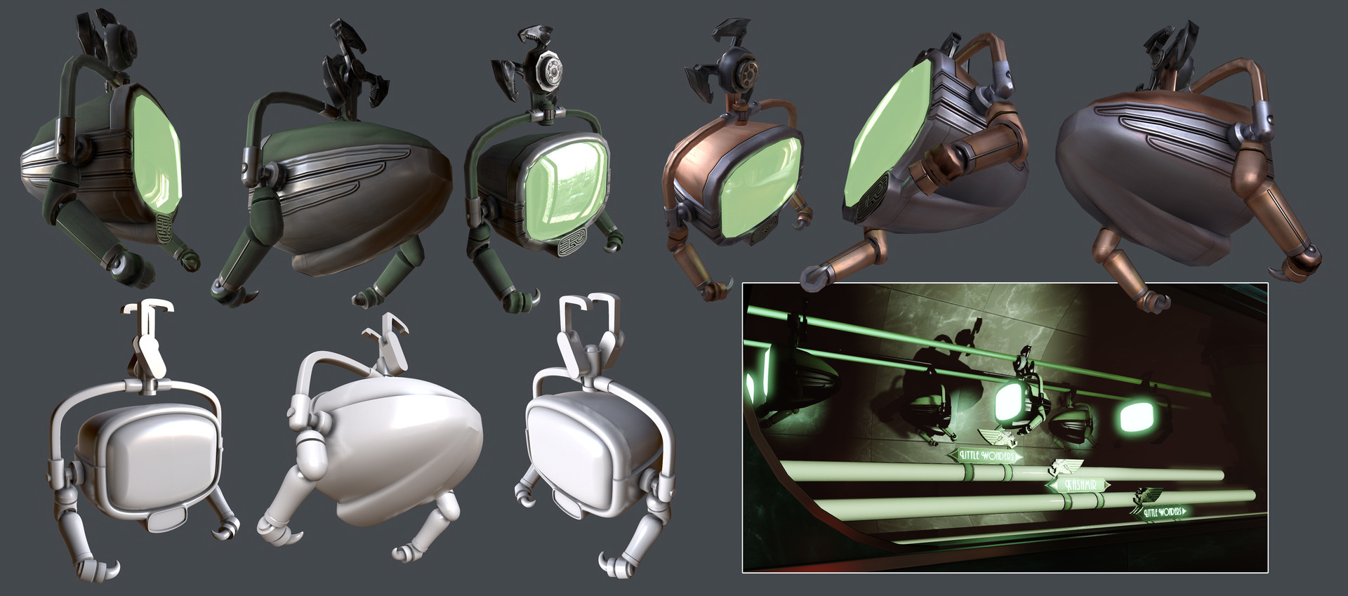 ArtStation - Bioshock Infinite - 3D Work