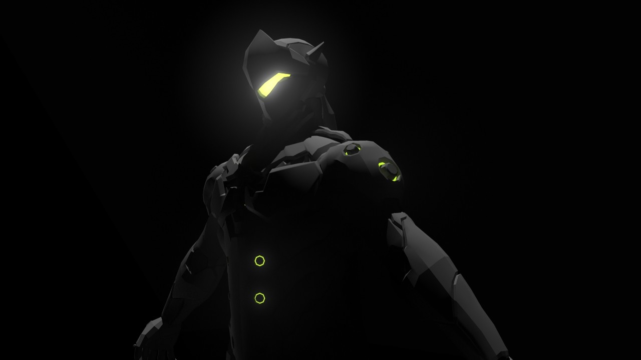 ArtStation - 3D Character Model: Genji - Overwatch.