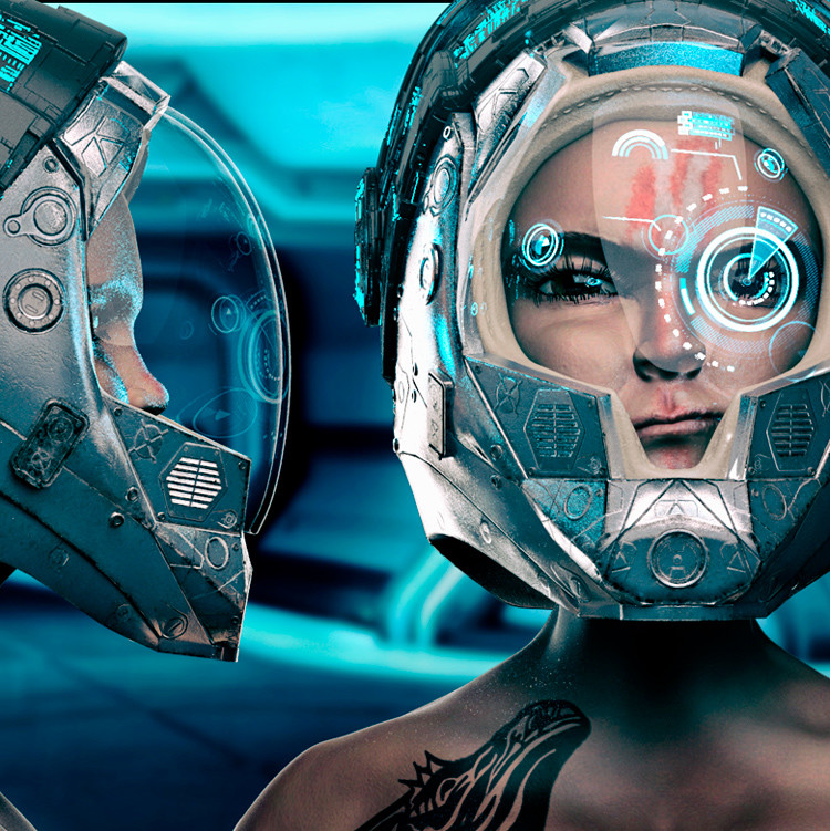 ArtStation - Heroine - Helmet Design