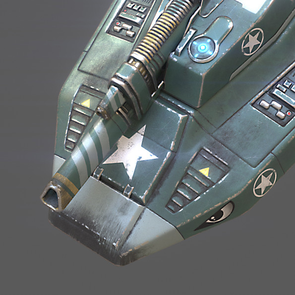 ArtStation - Battlezone "Grizzly" Tank