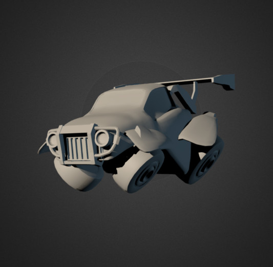 ArtStation - Hovercar for a minigame