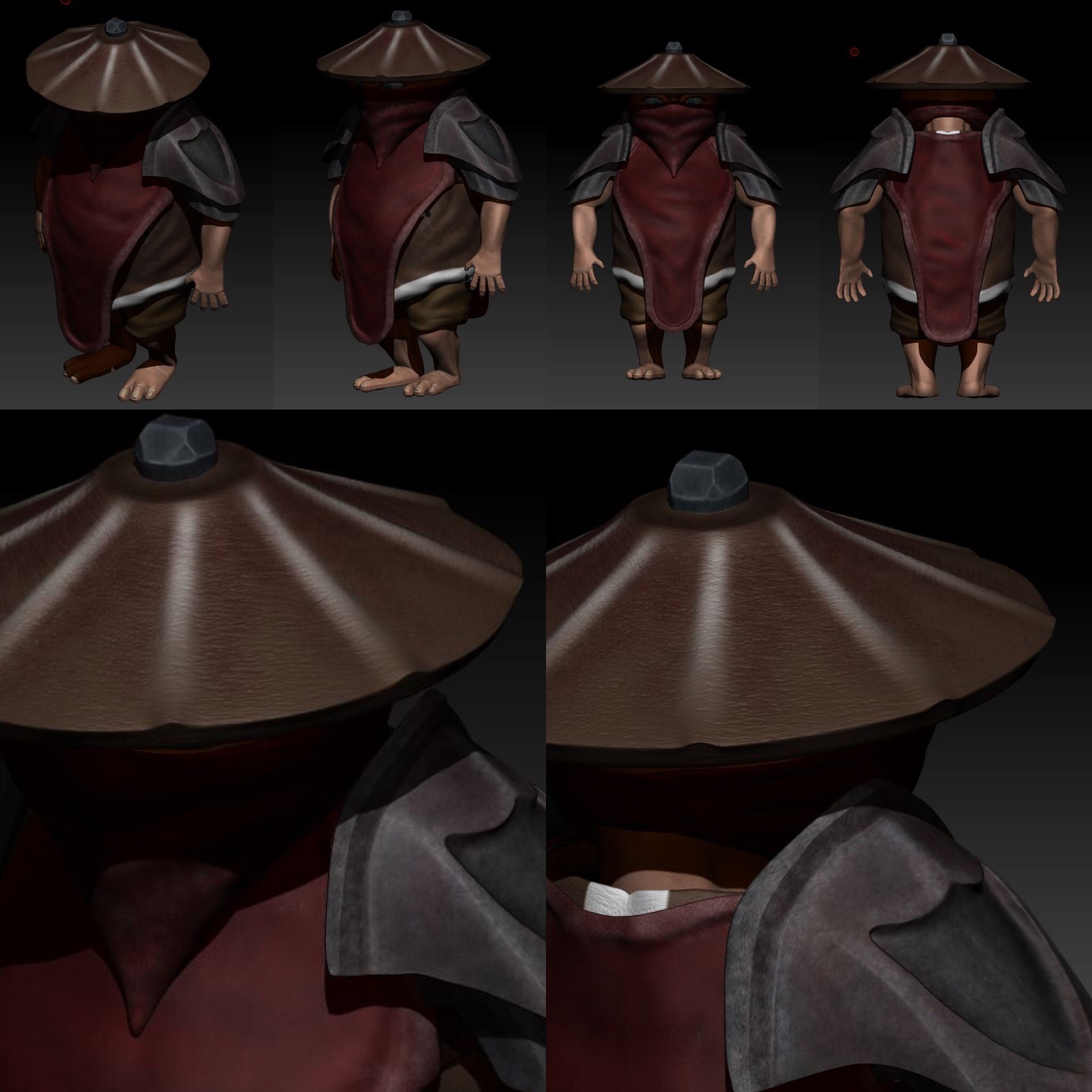 ArtStation - Monk Creation Process