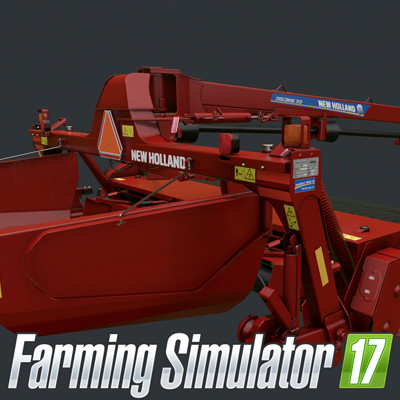 ArtStation - New Holland Discbine 313 model for "Farming Simulator 17 ...