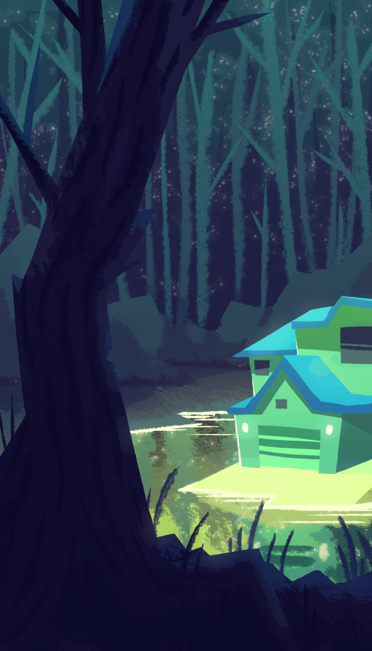 ArtStation - Foreground-Shadow Midground-Light Studies