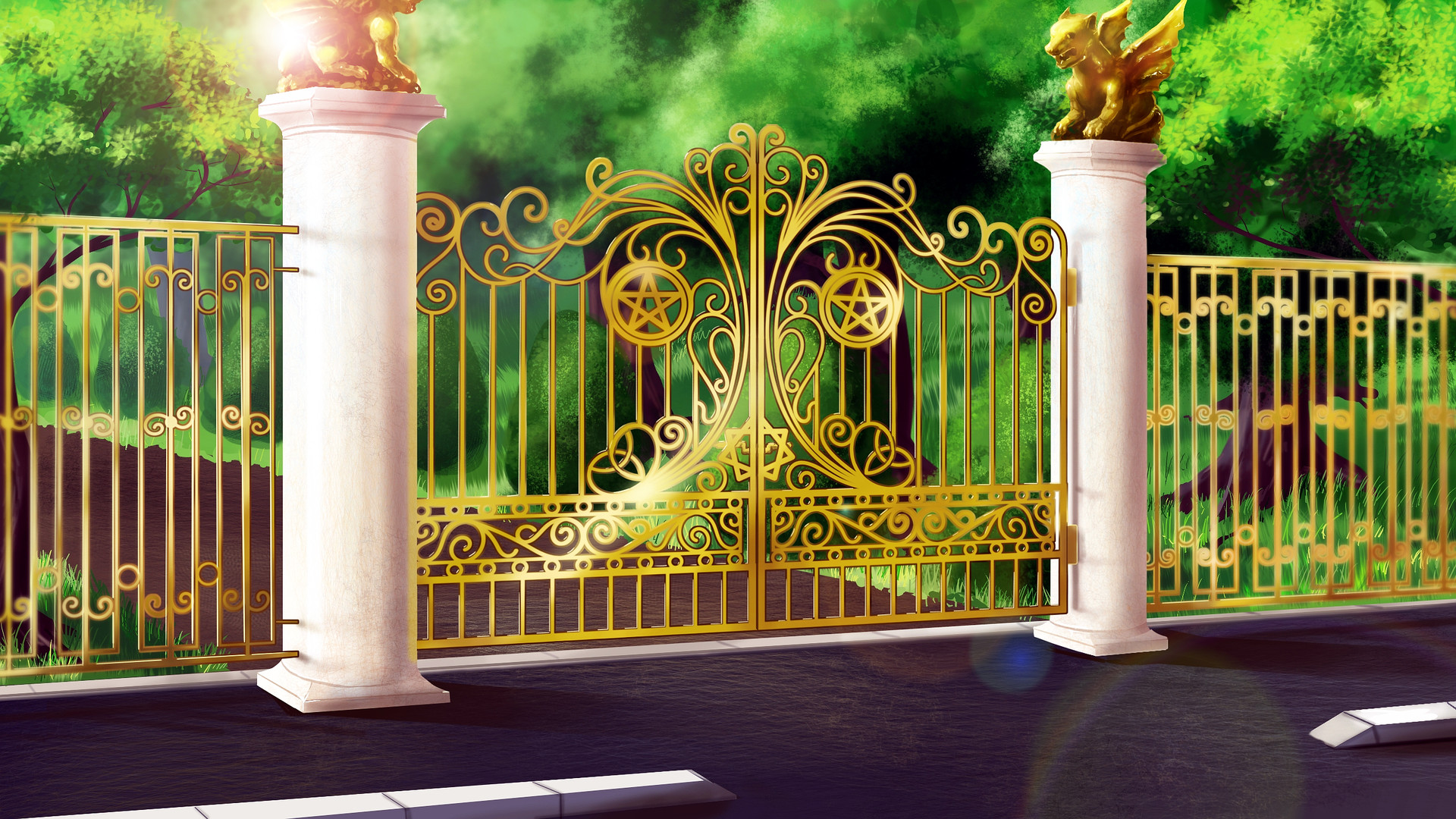 ArtStation - Visual novel BG