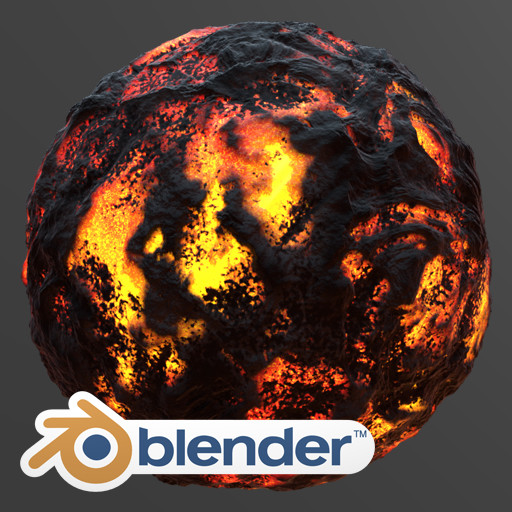 ArtStation - Material Study : Lava