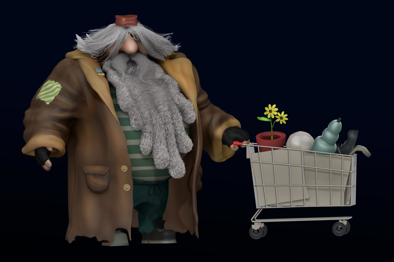 ArtStation - Homeless Character