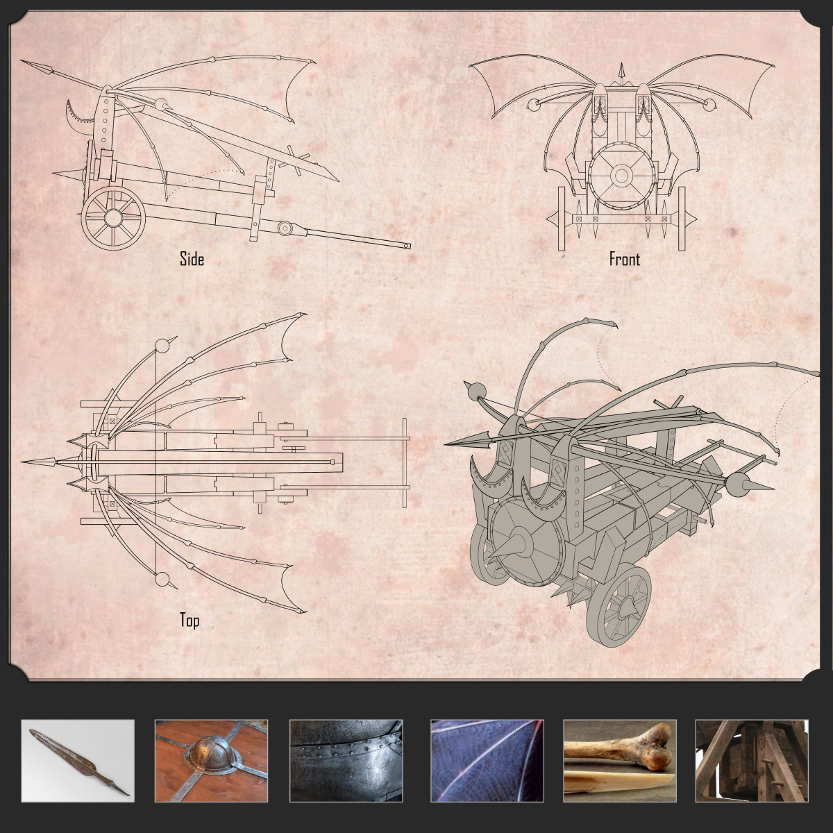 ArtStation - Ballista Turn-Around Design