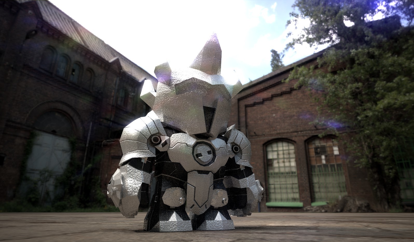 ArtStation - Reinhardt Overwatch Chibi