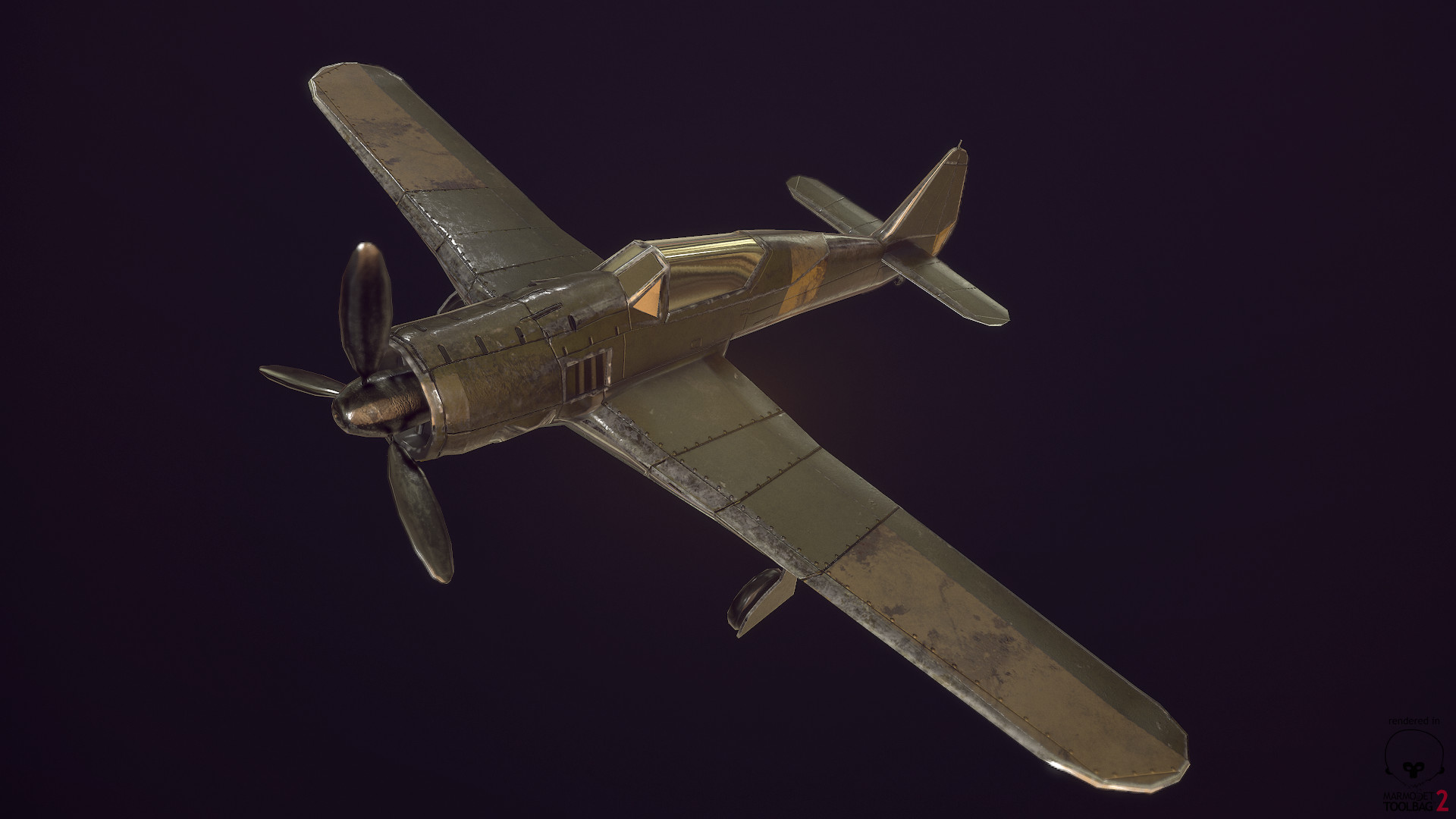 ArtStation - Game Ready lowpoly Plane