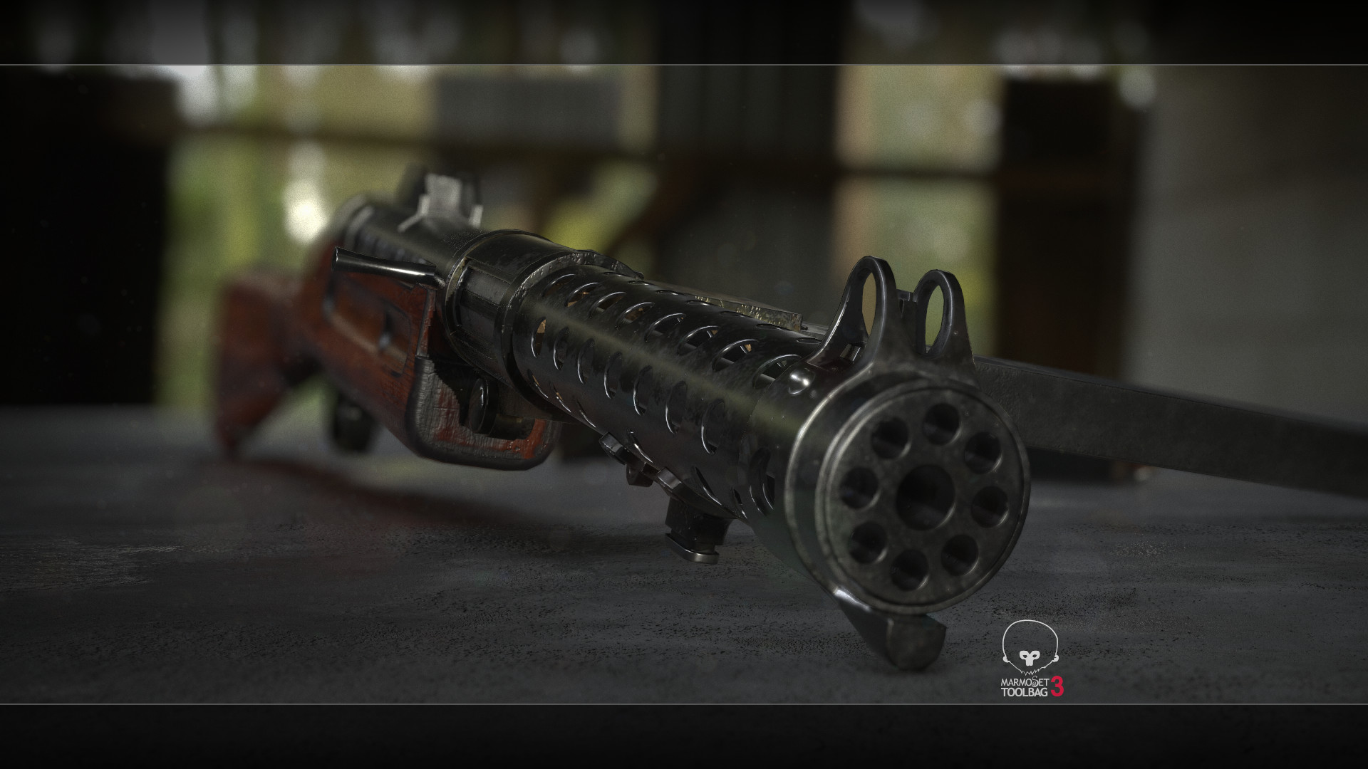 ArtStation - Lanchester Sub-machine Gun