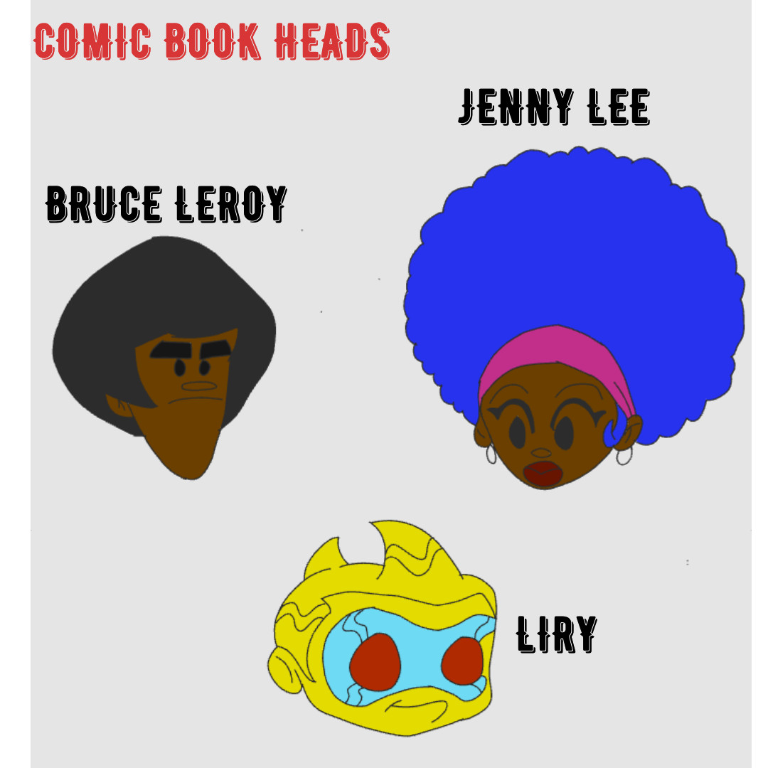 ArtStation - Comic Book Heads in color