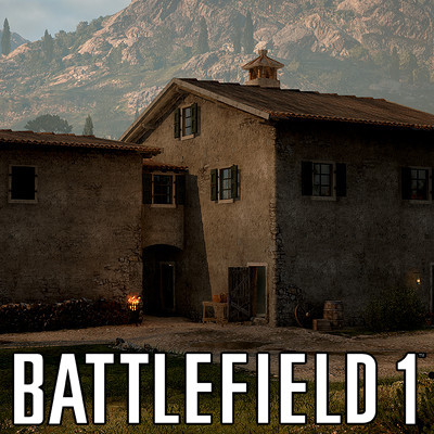 ArtStation - Battlefield 1 - Italian coast house