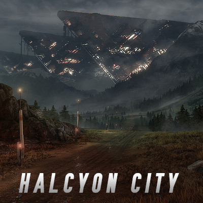 ArtStation - Halcyon City - Cryengine scene