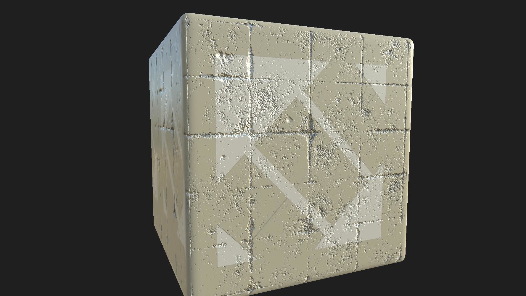 ArtStation - Rough Wall Painted - Procedural Texture