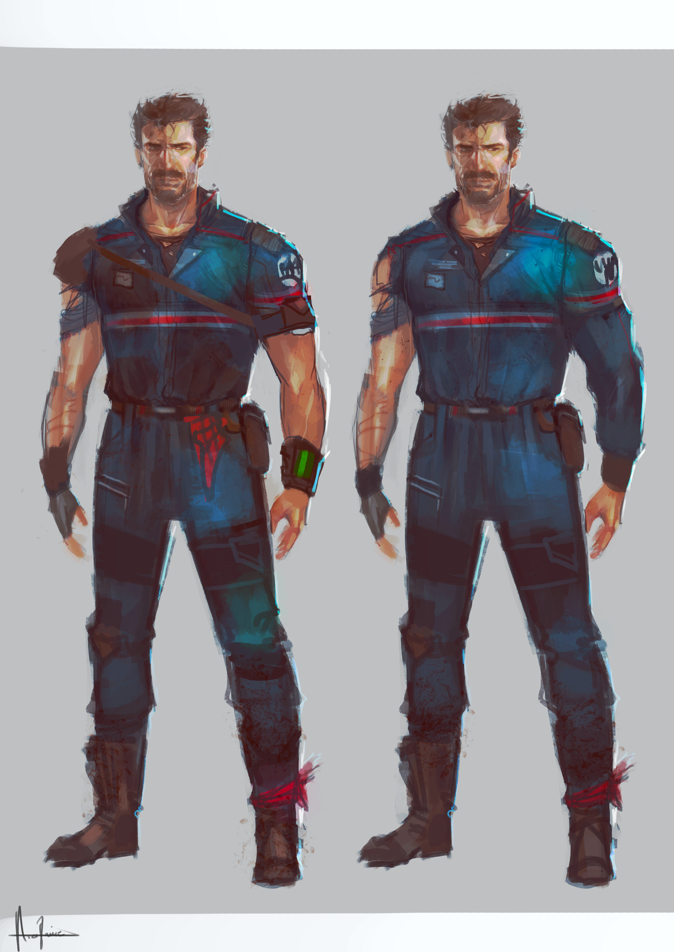 ArtStation - Rough Mechanic concept