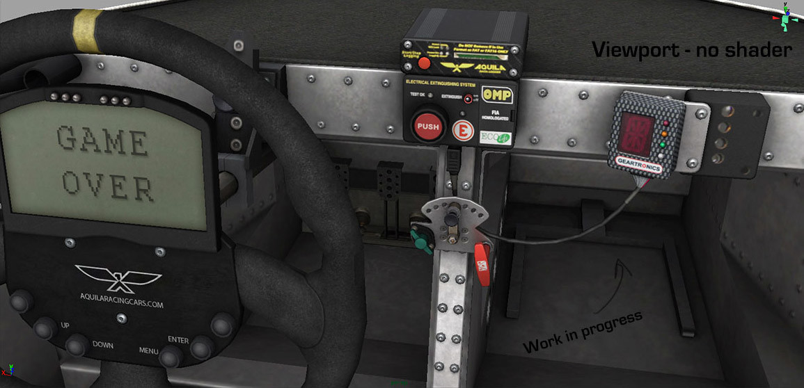 ArtStation - Aquila Cockpit R3E Textures