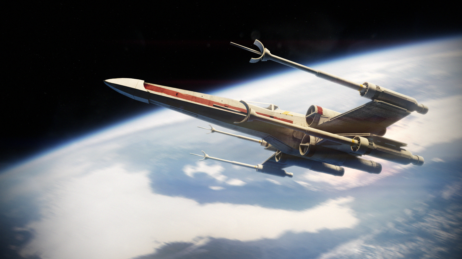 ArtStation - X-Wing Flight Animation + VFX Breakdown