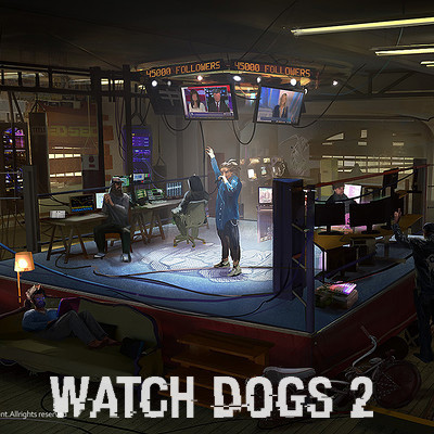 ArtStation - WATCH DOGS 2 - Oakland Hackerspace