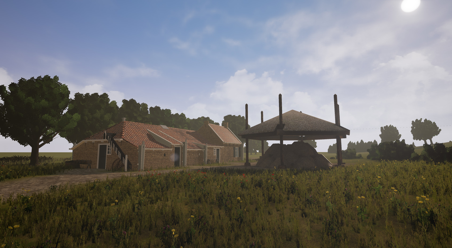 ArtStation - Unreal 4 Frisian farm Project