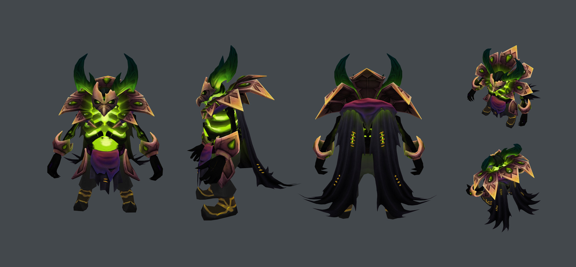 ArtStation - Scareking - Pugna Set - WIP2