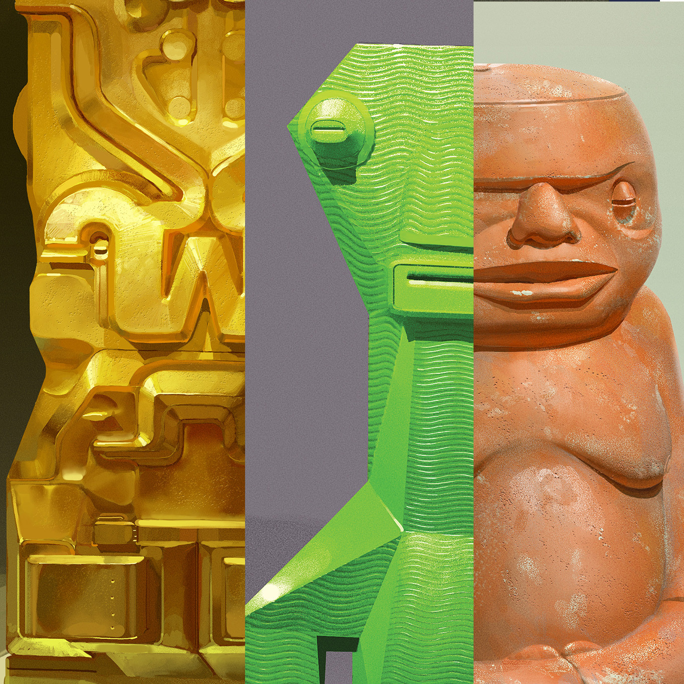 ArtStation - Statues Set 3