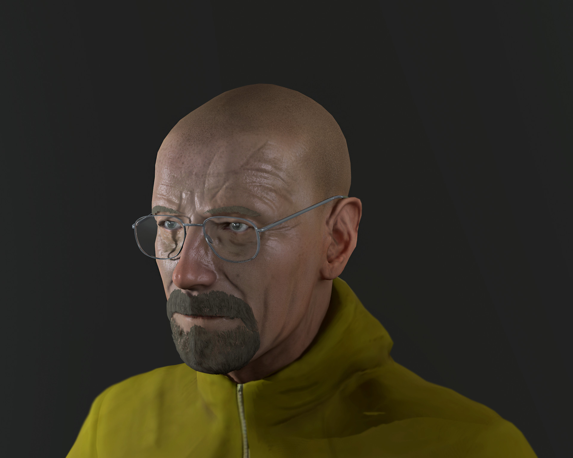ArtStation - Walter White Low Poly
