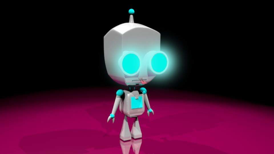 ArtStation - GIR from zim invader