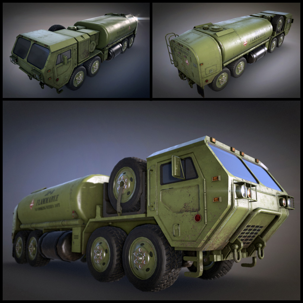 ArtStation - Military Fuel Tanker
