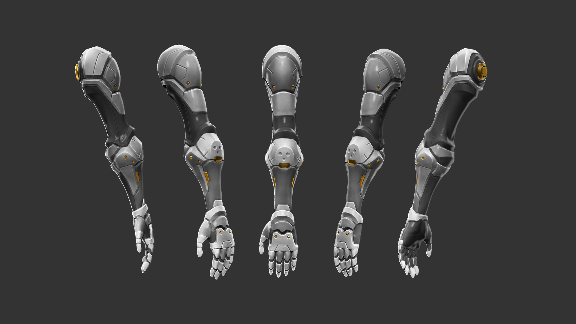 ArtStation - Mecha Arm - Highpoly